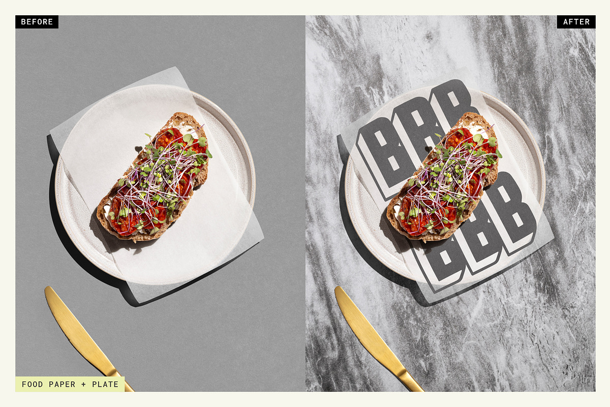 Cafe Mockup Bundle Set | Cafe & Bakery Branding