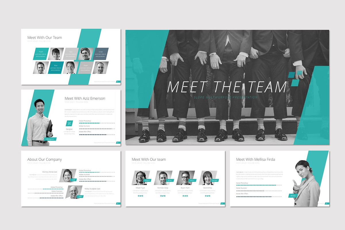 Slopegen - Google Slides Template, a Presentation Template by inspirasign