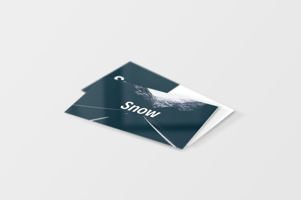 Snow - Business Card, a Business Card Template by imlfernandez