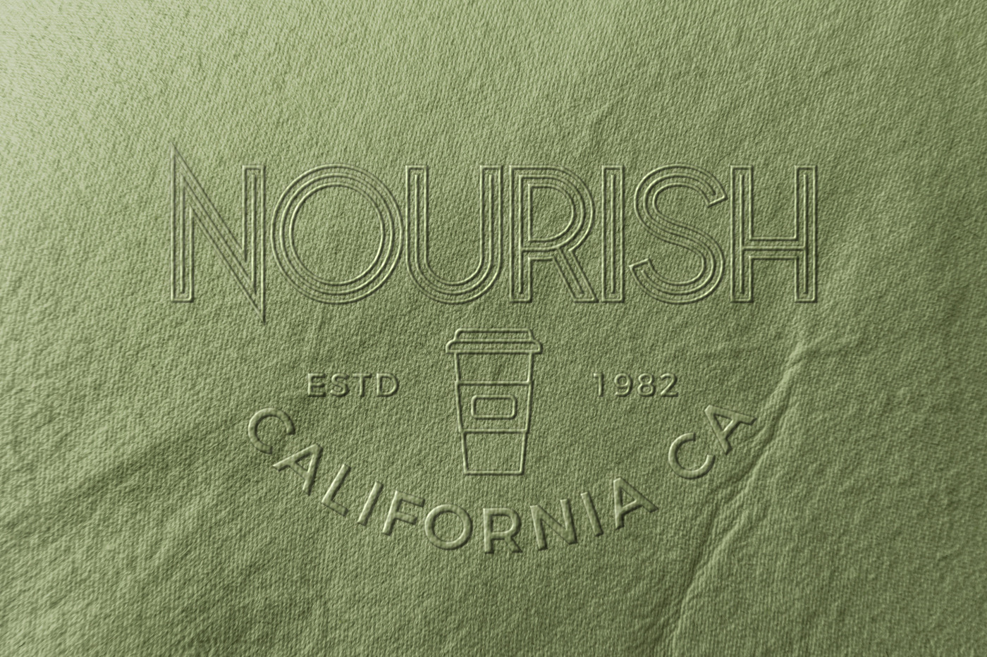 Embossed Handmade Paper Logo Mockup, a Product Mockup by DesignNeutrons