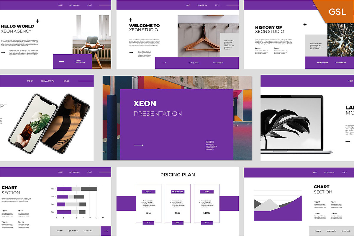 Xeon Powerpoint Template, a Presentation Template by Yo Slide
