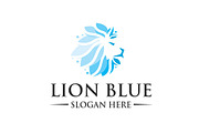 Lion Blue Logo | Branding & Logo Templates ~ Creative Market