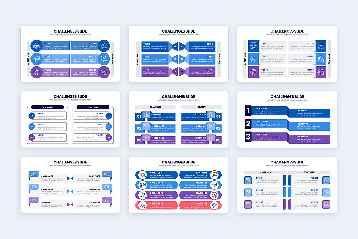 Challenges Powerpoint Template, a Presentation Template by Slidesmash