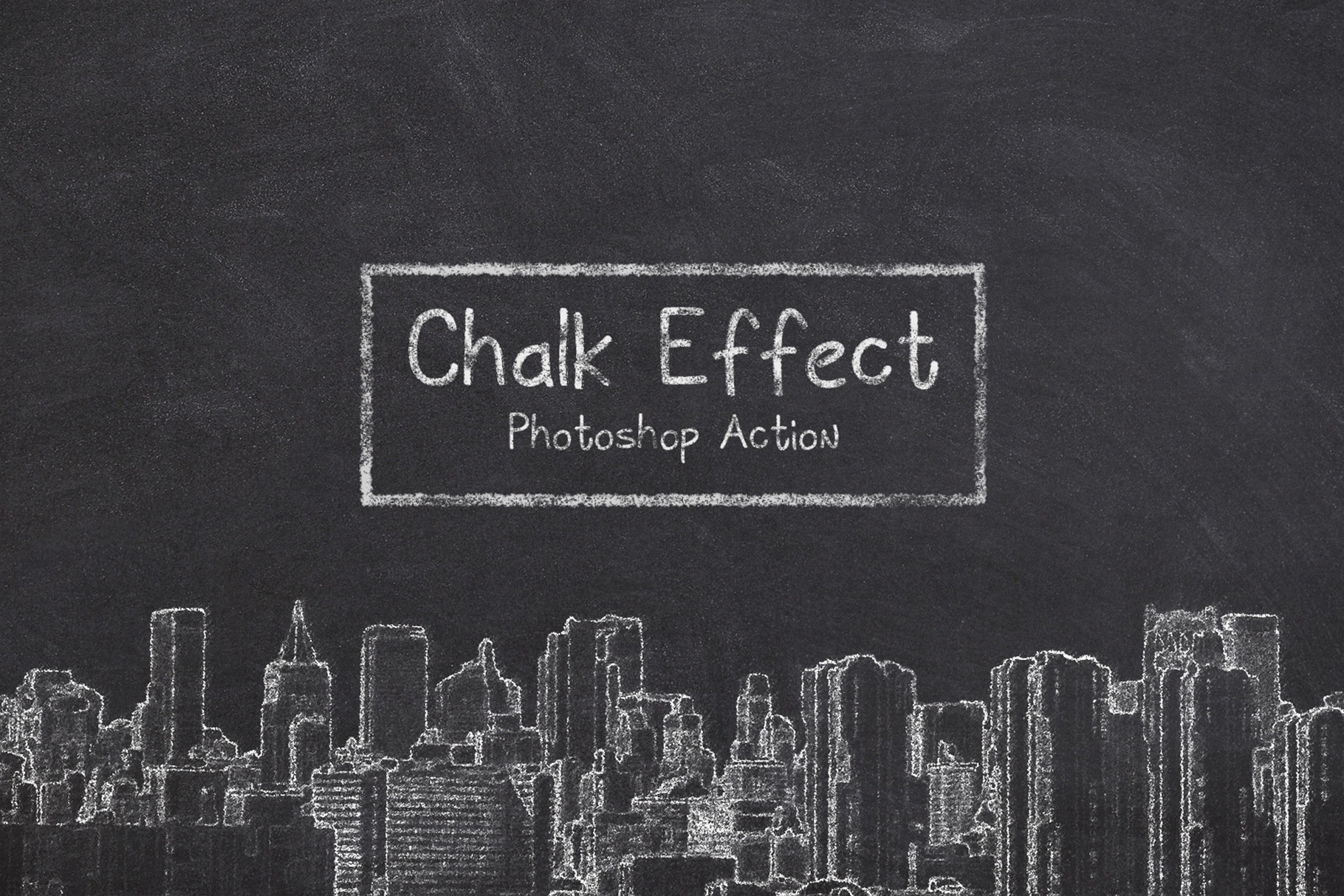 Chalk Effect Photoshop Action, an Action Add-On by Medialoot