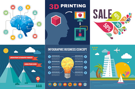 Infographics Word Logo, a Work Illustration by serkorkin