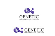 genetic logo, a Branding & Logo Template by Mariyana