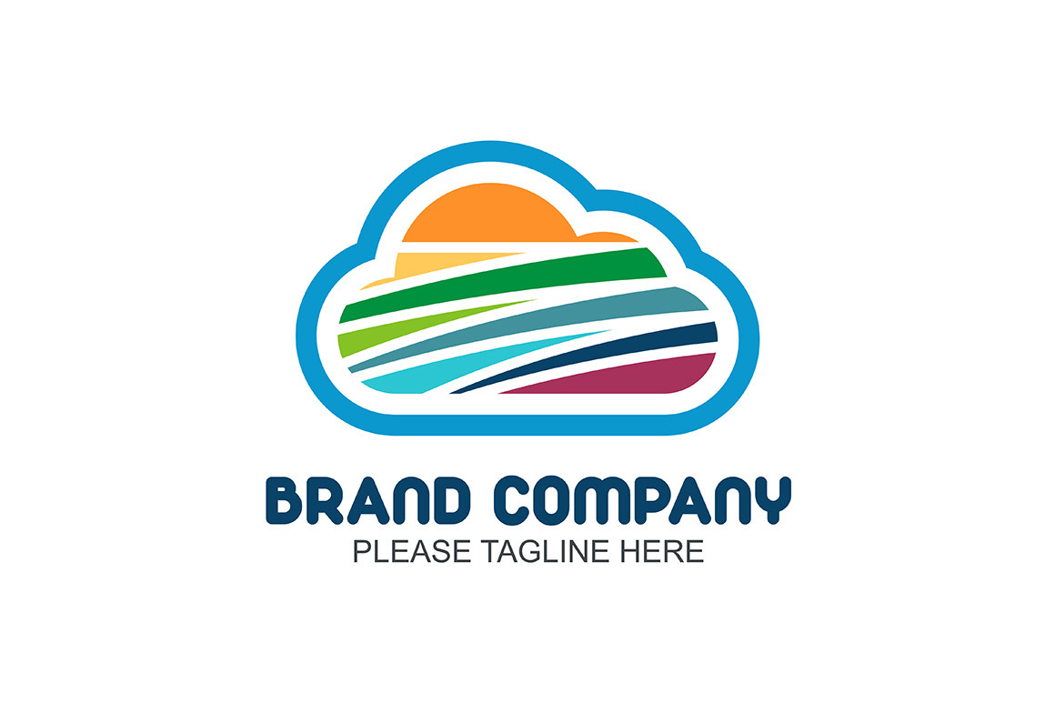 Cloud Color | Branding & Logo Templates ~ Creative Market