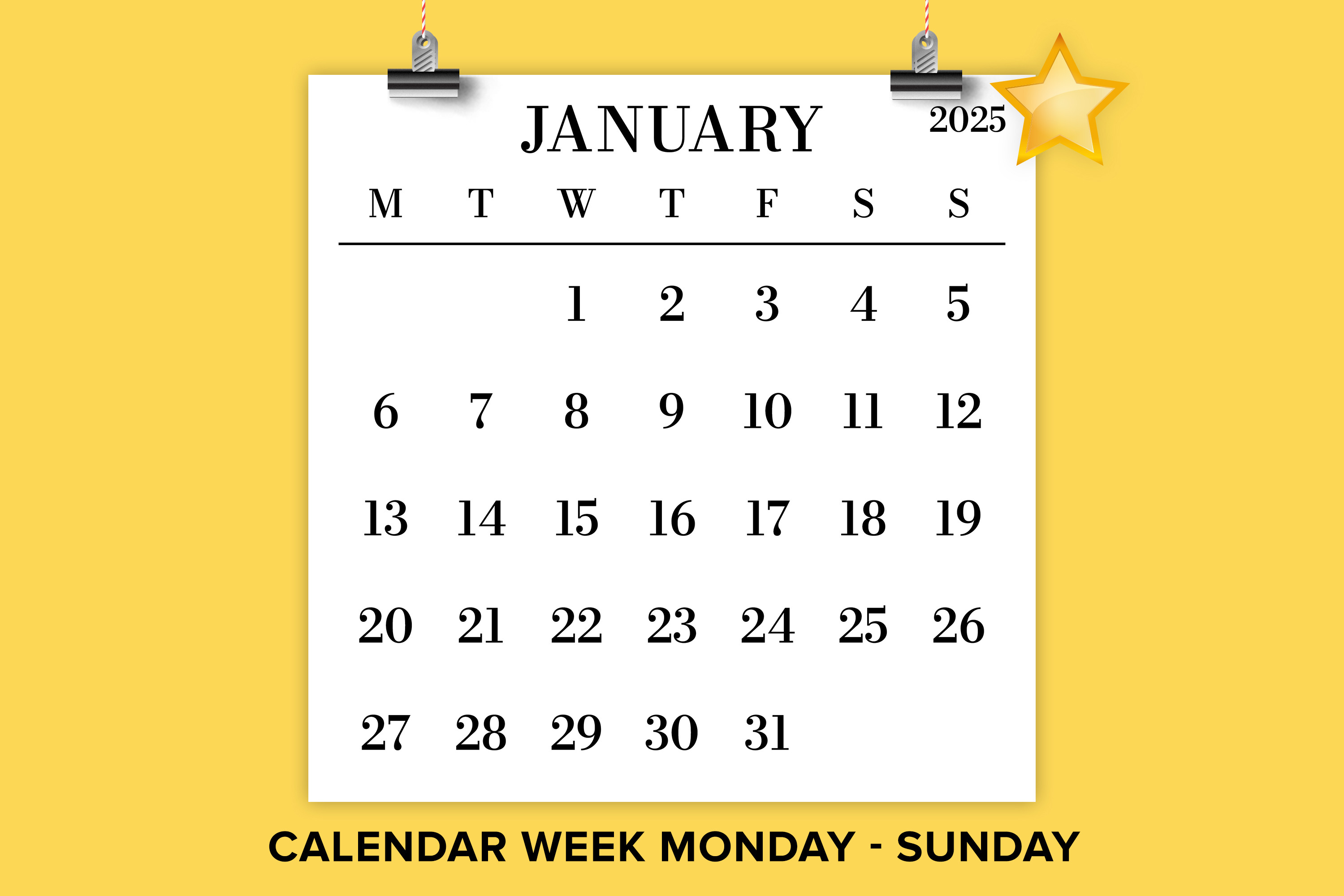 2025 Square 12x12 Mon-Sun Calendar, a Stationery Template by Running ...