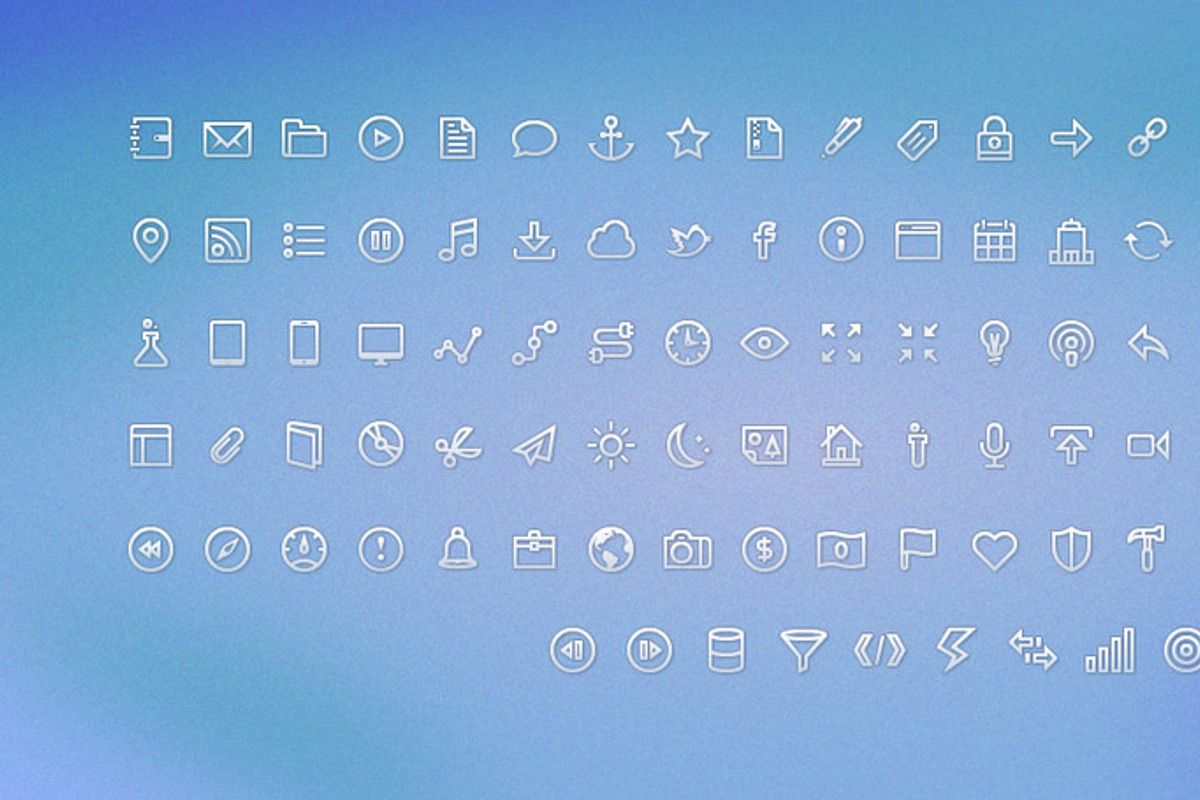 Lino Icon Set, an Outline Icon by Fine Goods | Creative Market
