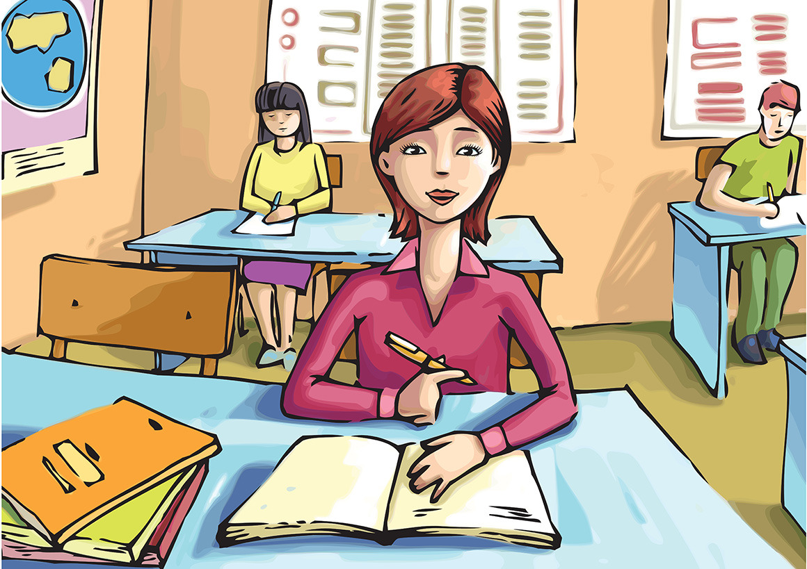 Study, an Education Illustration by LEKS illustrations