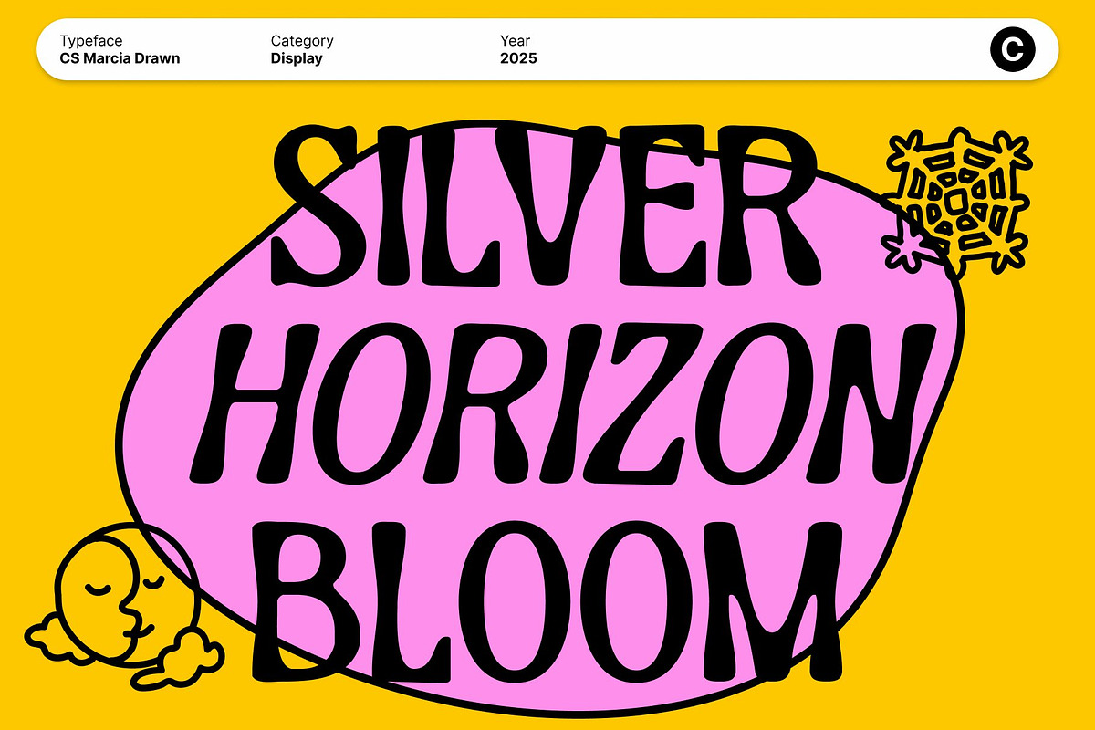 CS Marcia Drawn – Funky Display Font