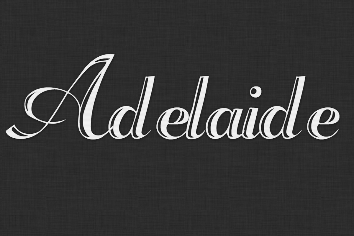 Adelaide Typeface, a Script Font by Arys Design
