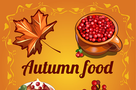 Autumn healthy recipes, a Decorative Illustration by KukaToonDesignStudio