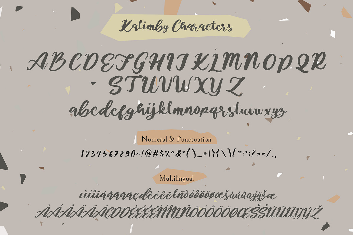 Kalimby - Handwritten Script, a Script Font by Craft Supply Co.