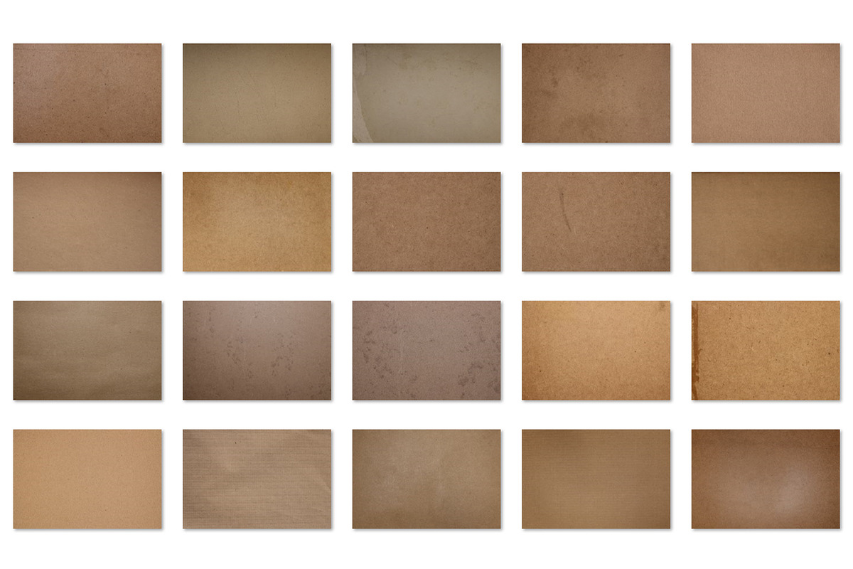 20 Paper Cardboard Textures HQ, a Texture Graphic by CCPreset