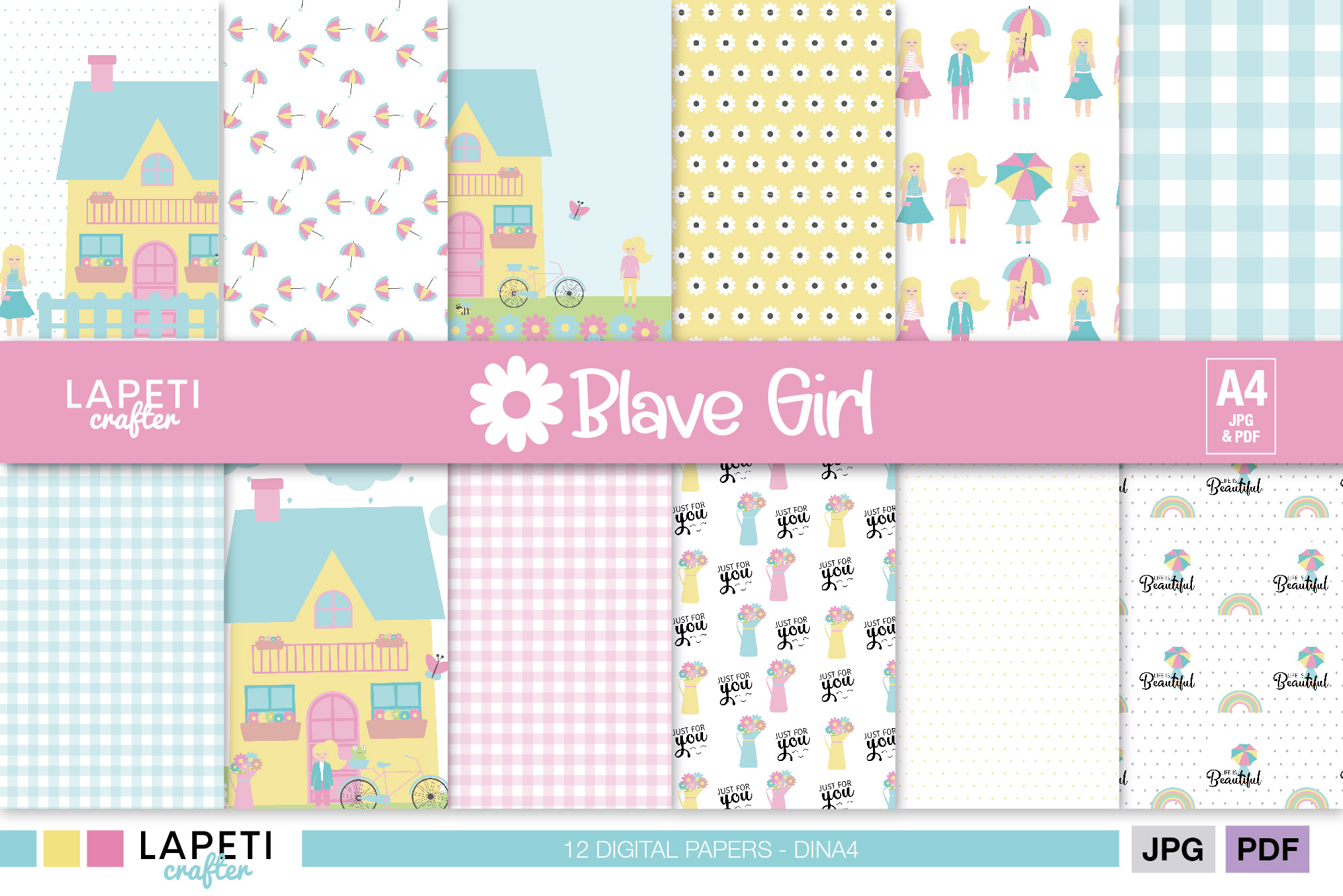 Spring Collection for Digital Crafting | Creative Market