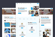 Business website template HTML