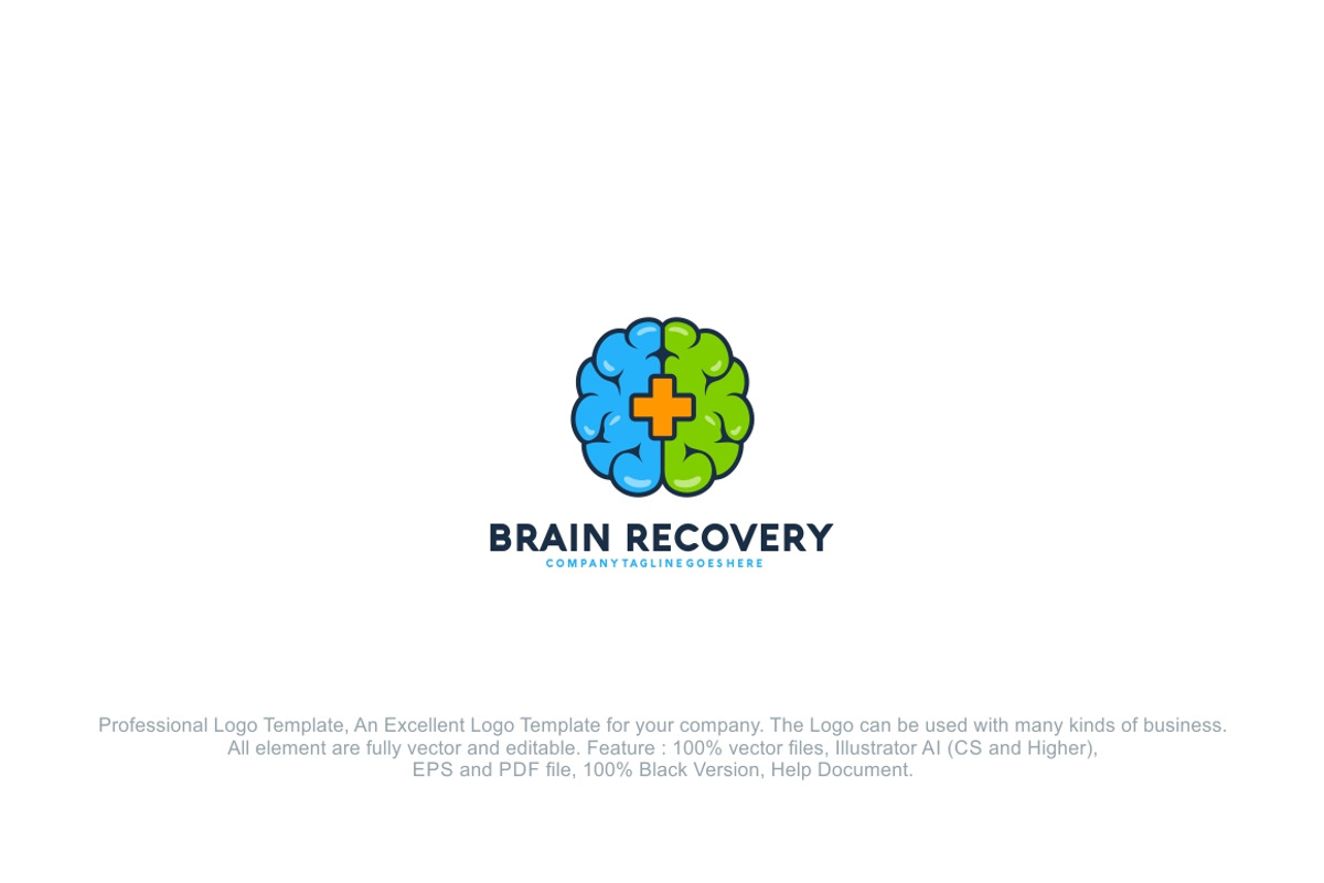 Brain Trauma Recovery, a Branding & Logo Template by PutraCetol Studio