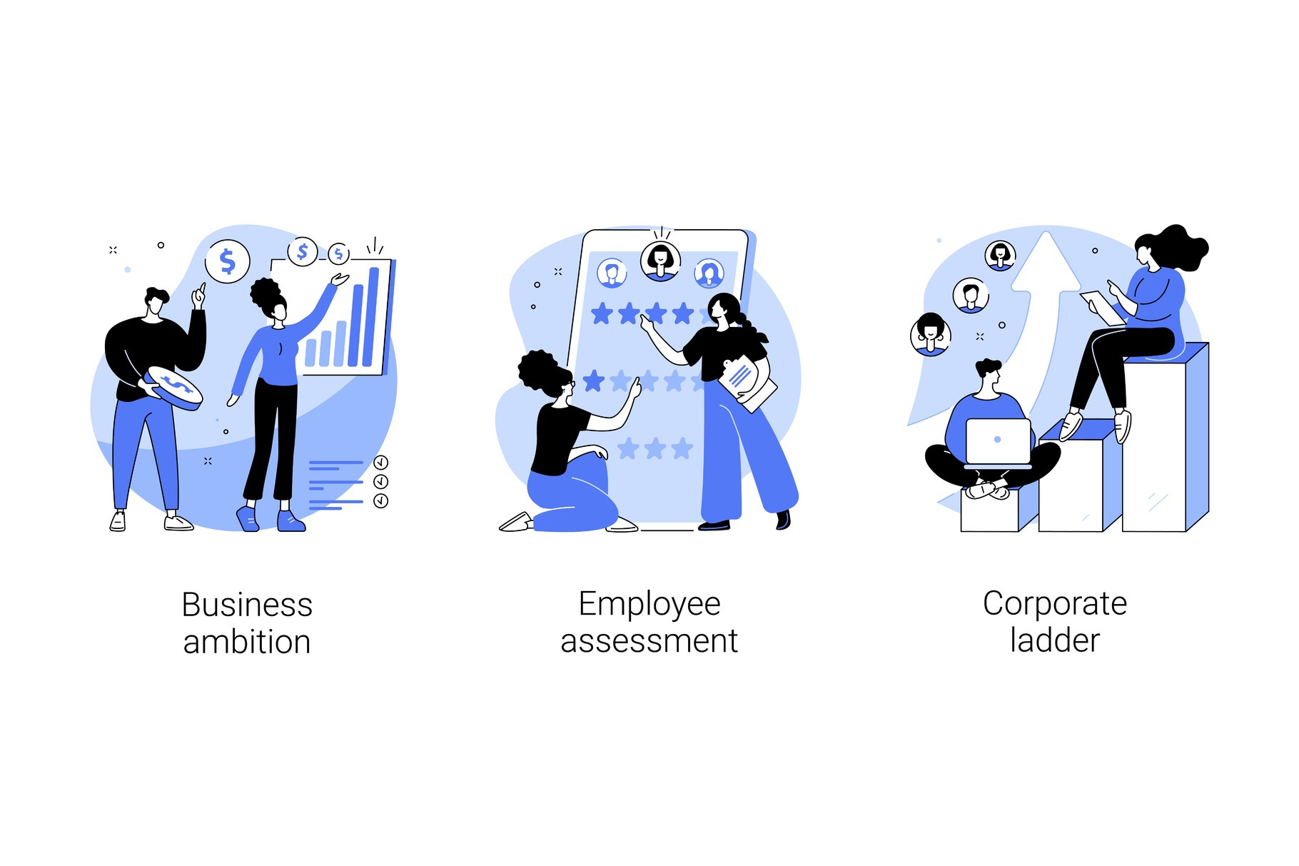 Personal growth abstract concept, a Person Illustration by Visual ...