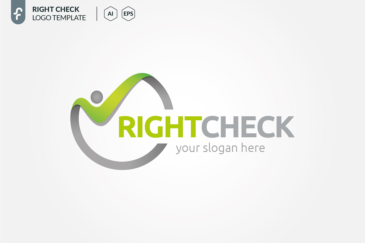 Right Check Logo, a Branding & Logo Template by ft.studio