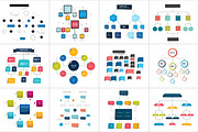 Mega set of flowcharts., a Graphic by VectorAN