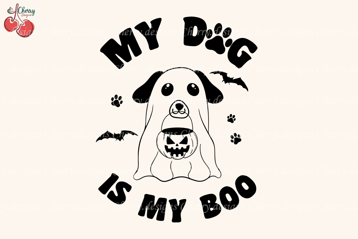 My Dog Is My Boo Sublimation PNG