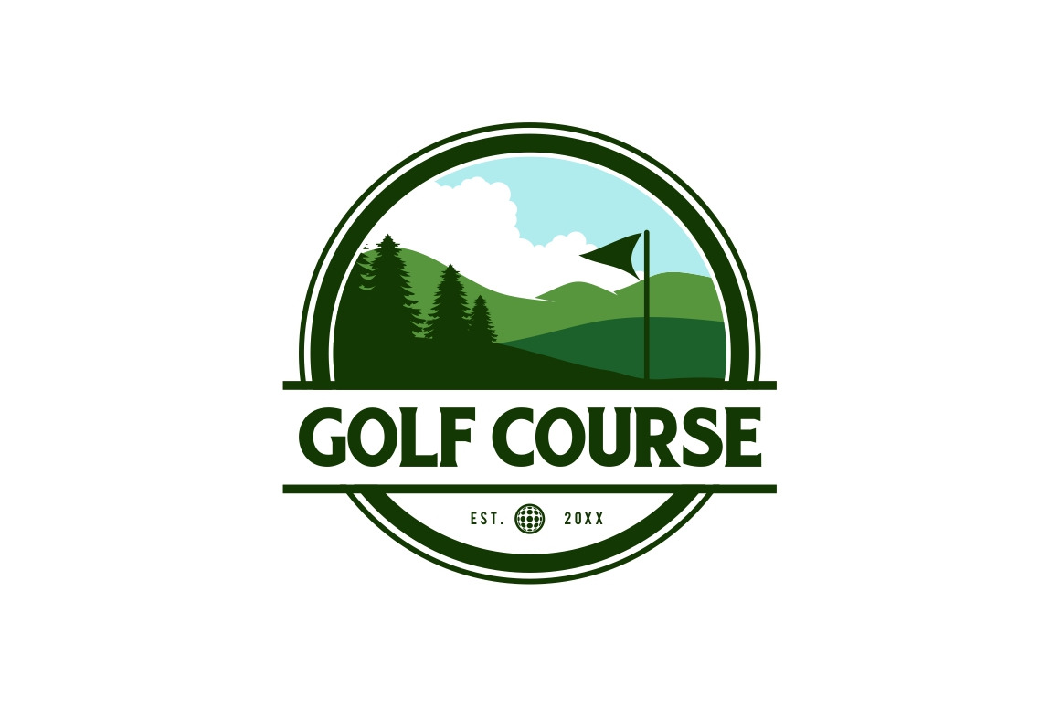 Golf Course Logo Template, a Branding & Logo Template by PutraCetol Studio