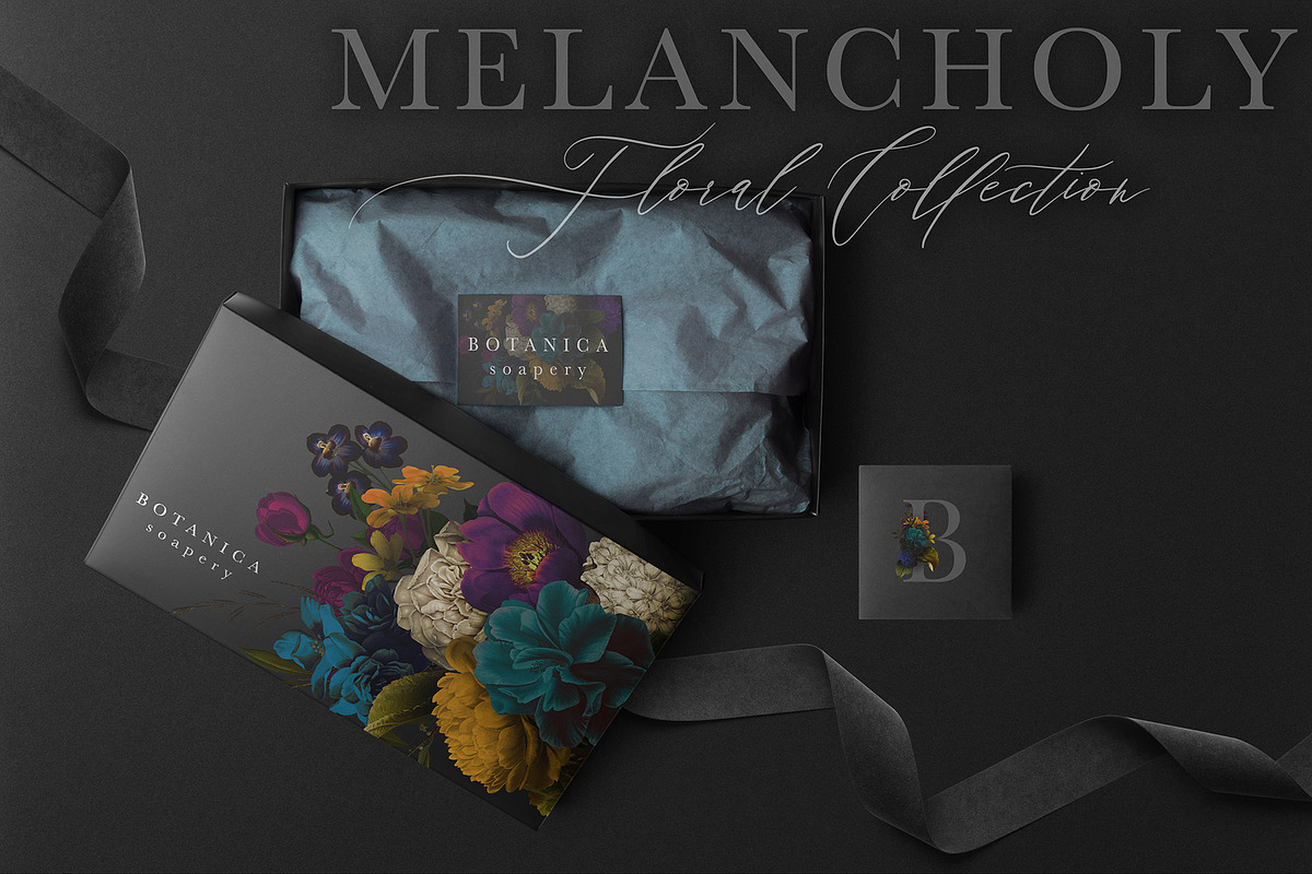 Melancholy Floral Collection, an Illustration by Eclectic Anthology