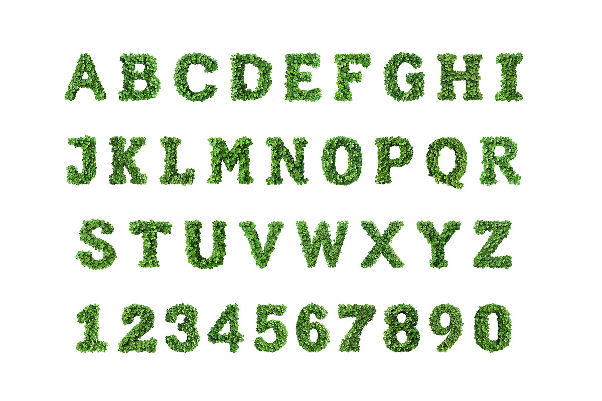 Shamrock 3D Font, a Font by Loudoun Design Co.