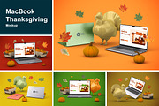 MacBook Thanksgiving Mockup