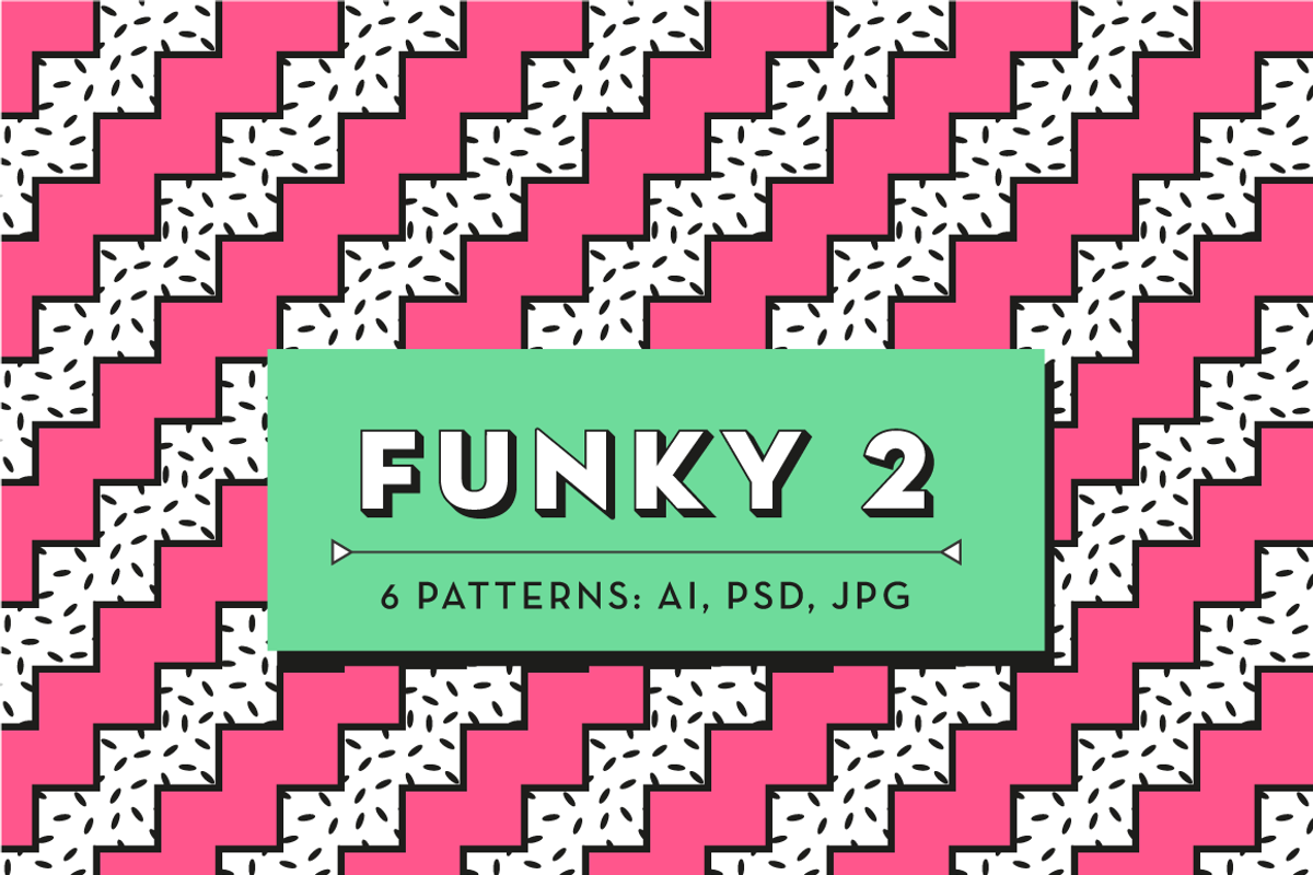 Funky Patterns 2, a Pattern Graphic by kloroform