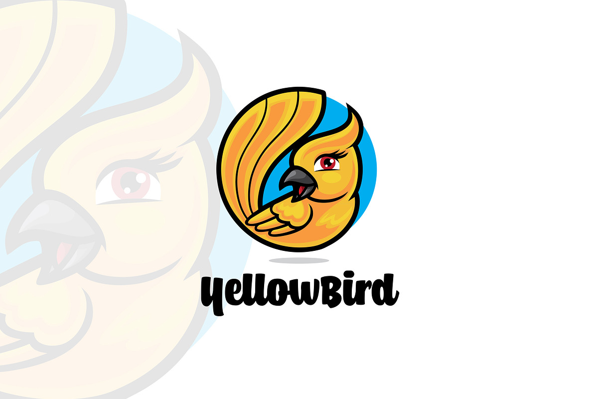Yellow Bird Mascot Logo, a Branding & Logo Template by KAZ by IanMikraz ...