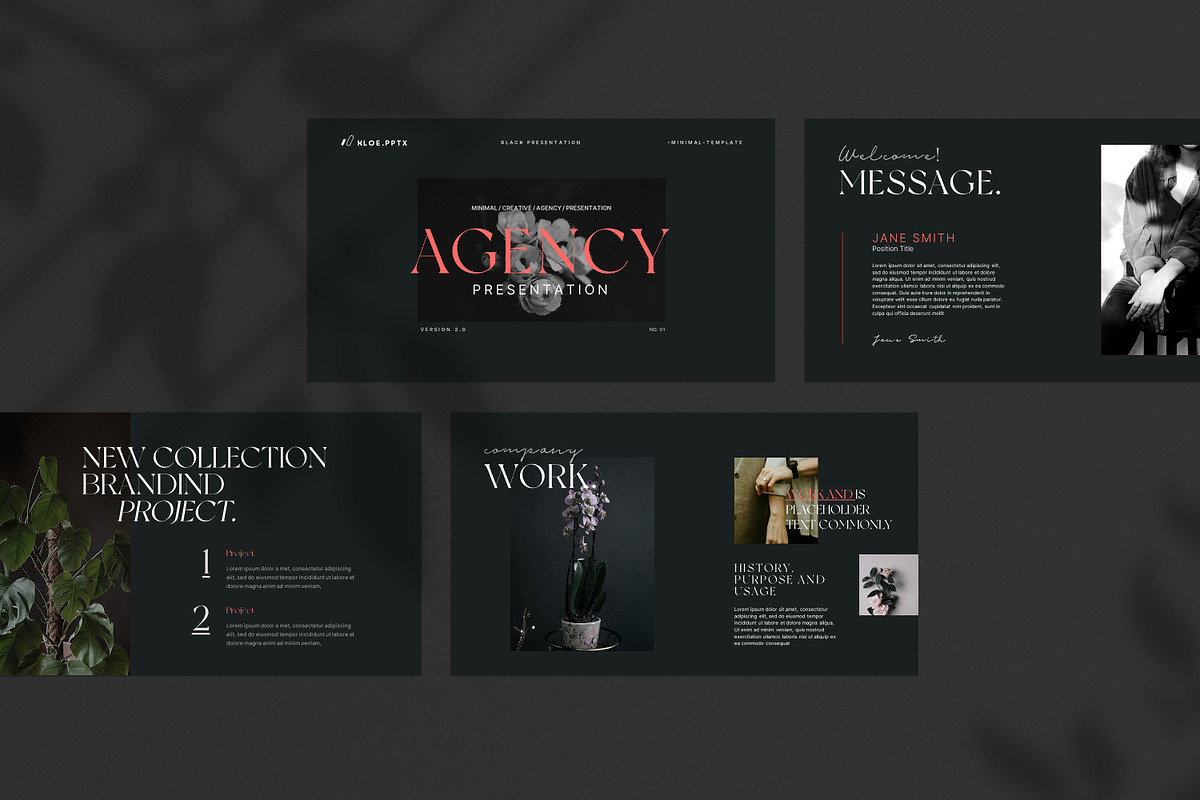 Agency Portfolio PowerPoint Template, a Presentation Template by ...