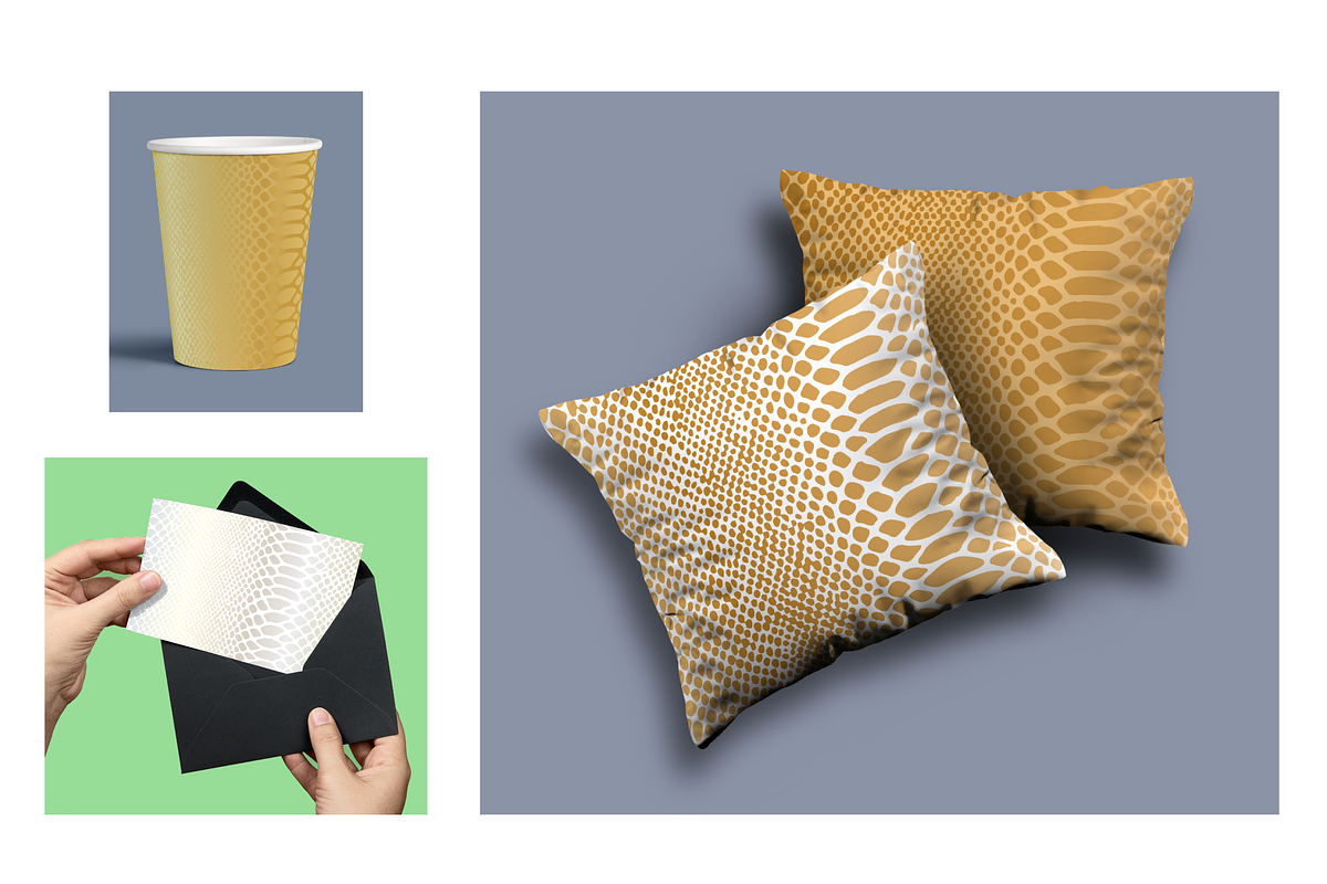 Metallic Snakeskin Textures, a Texture Graphic by Melissa Held Designs