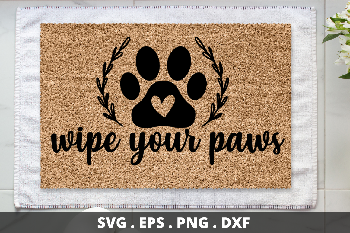 Wipe your paws