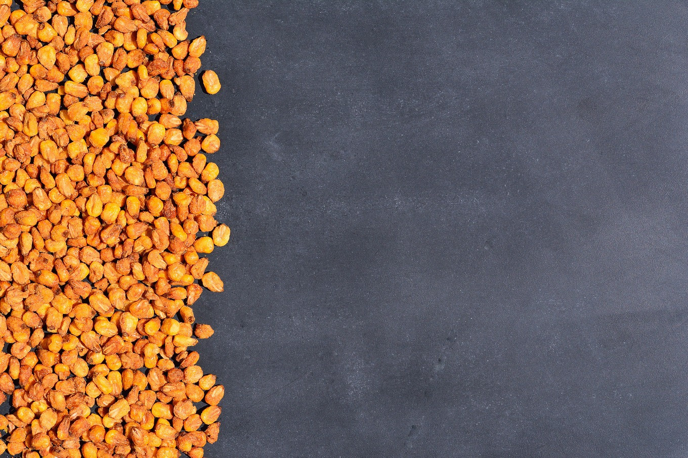 Toasted corn containing corn, toasted, and roasted, a Food & Drink ...