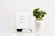 Coffee mug frame mockup, a Product Mockup by JustLikeMyDesktop