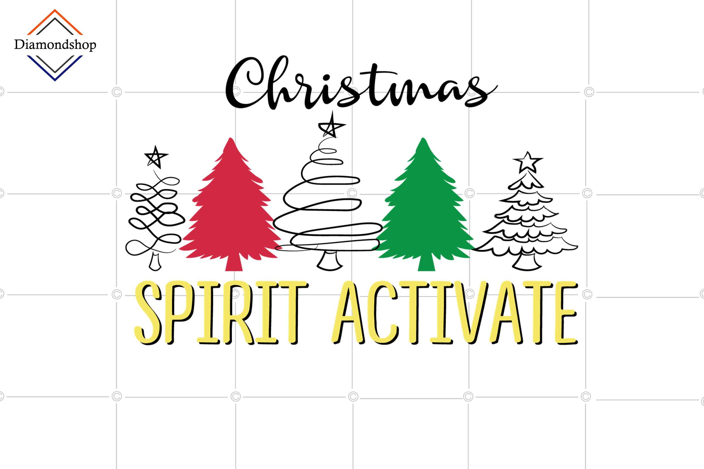 Christmas Spirit Activate SVG