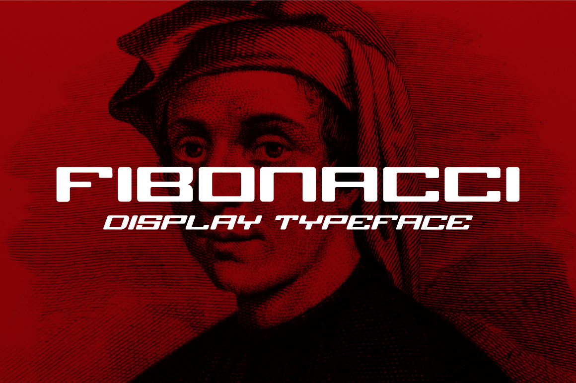 Fibonacci Display Typeface, a Font by Stewart Design