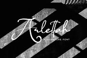 Arlettah Signature Font, a Script Font by Typegoals Studio