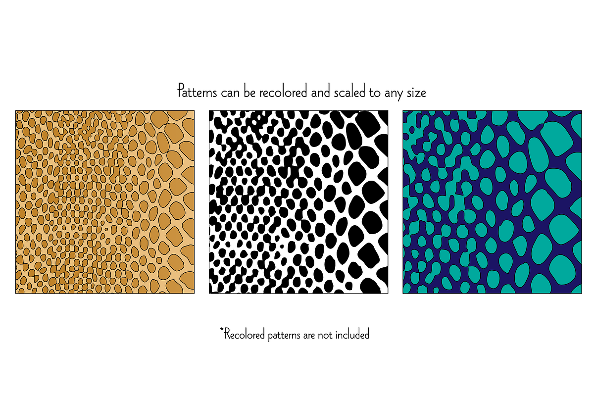 Metallic Snakeskin Textures, a Texture Graphic by Melissa Held Designs