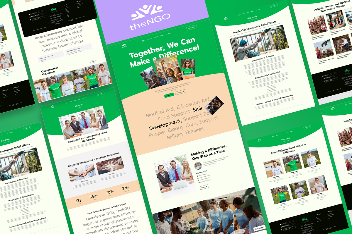 TheNGO - NGO Community HTML Template