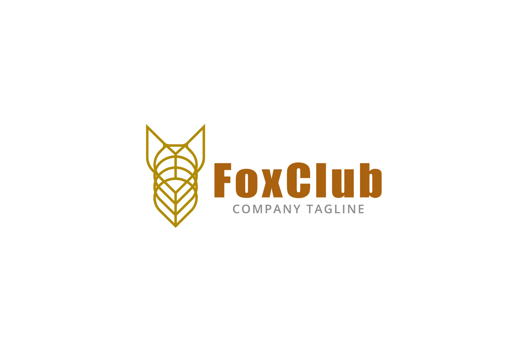 Fox Club Logo, a Branding & Logo Template by Maraz Logo