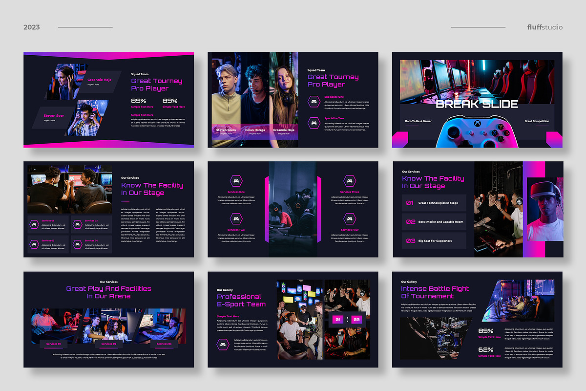 Gaming eSports Powerpoint Template