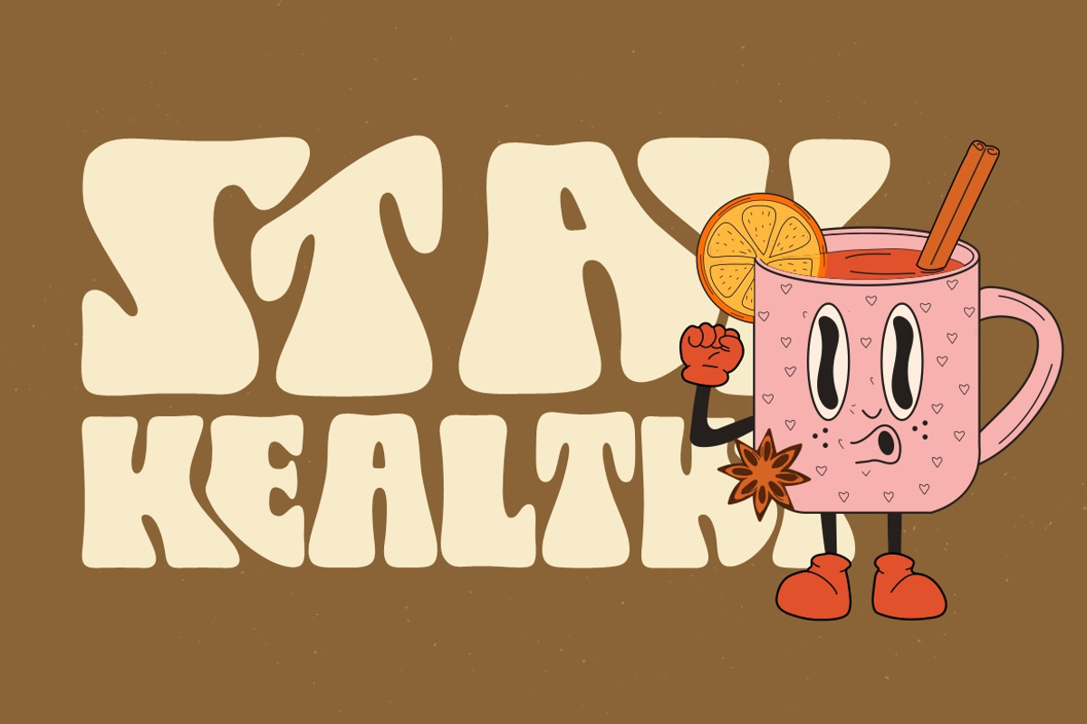 Fat Kat a Bold Retro Wavy font, a Font by HansCo Studio