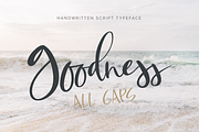 Goodness Script Font, a Script Font by Stjarna