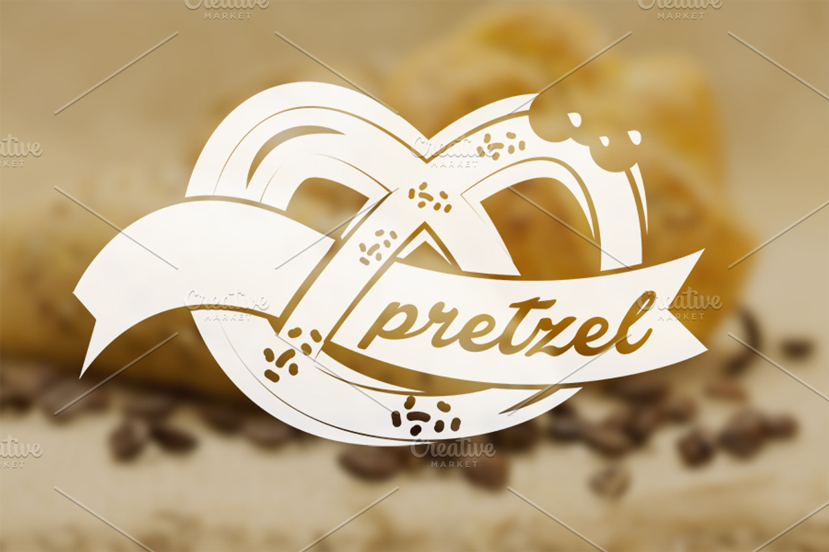 Pretzel labels, an Illustration by UVAconcept