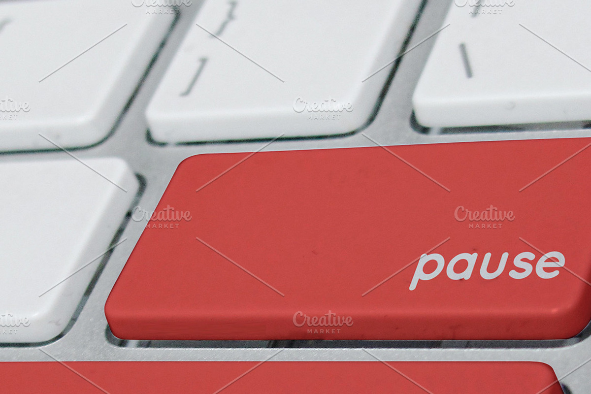 Custom Key on Keyboard Mockups, a Books & Magazine Mockup by ...