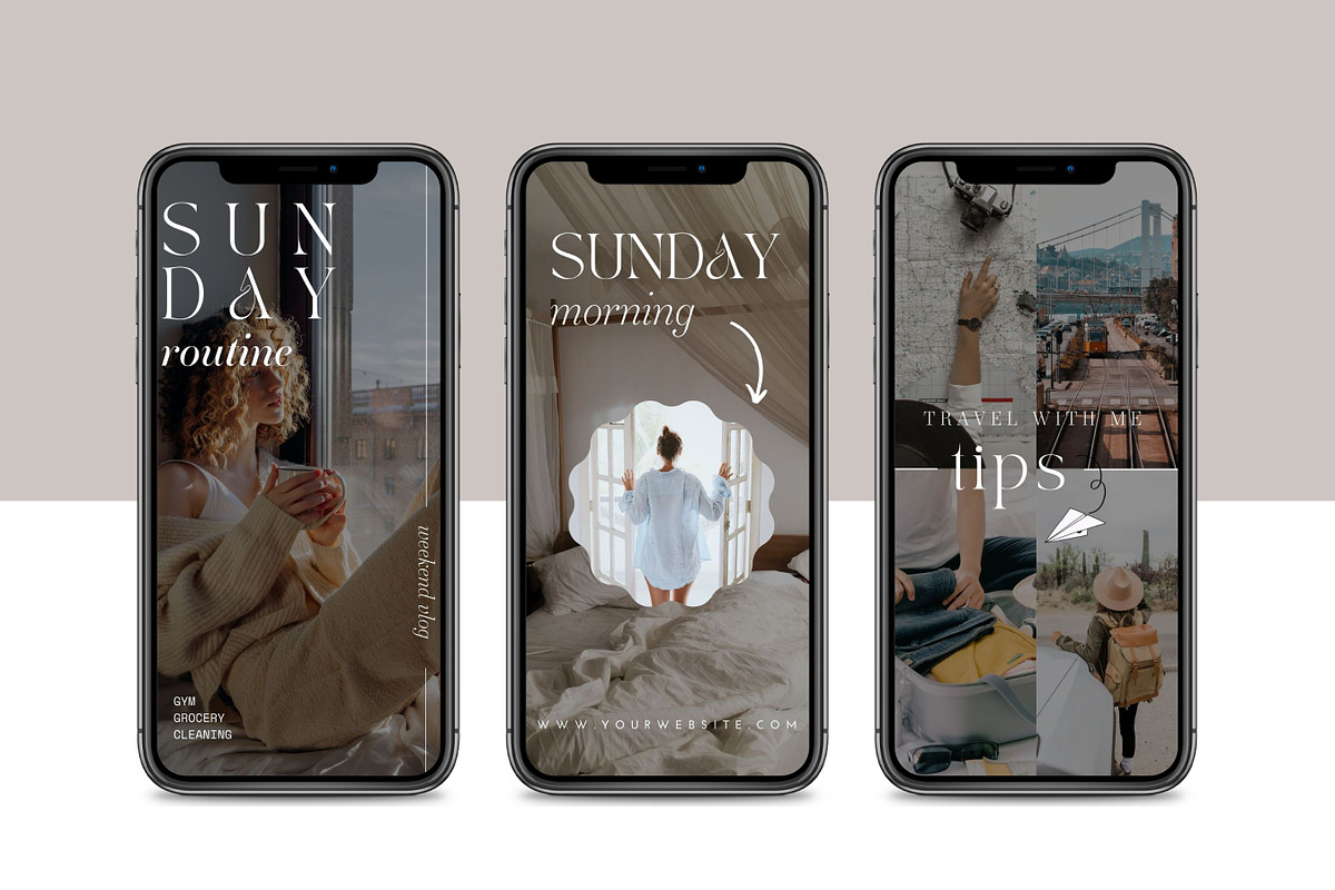 Influencer Reel Cover Templates, a Social Media Template by design4social