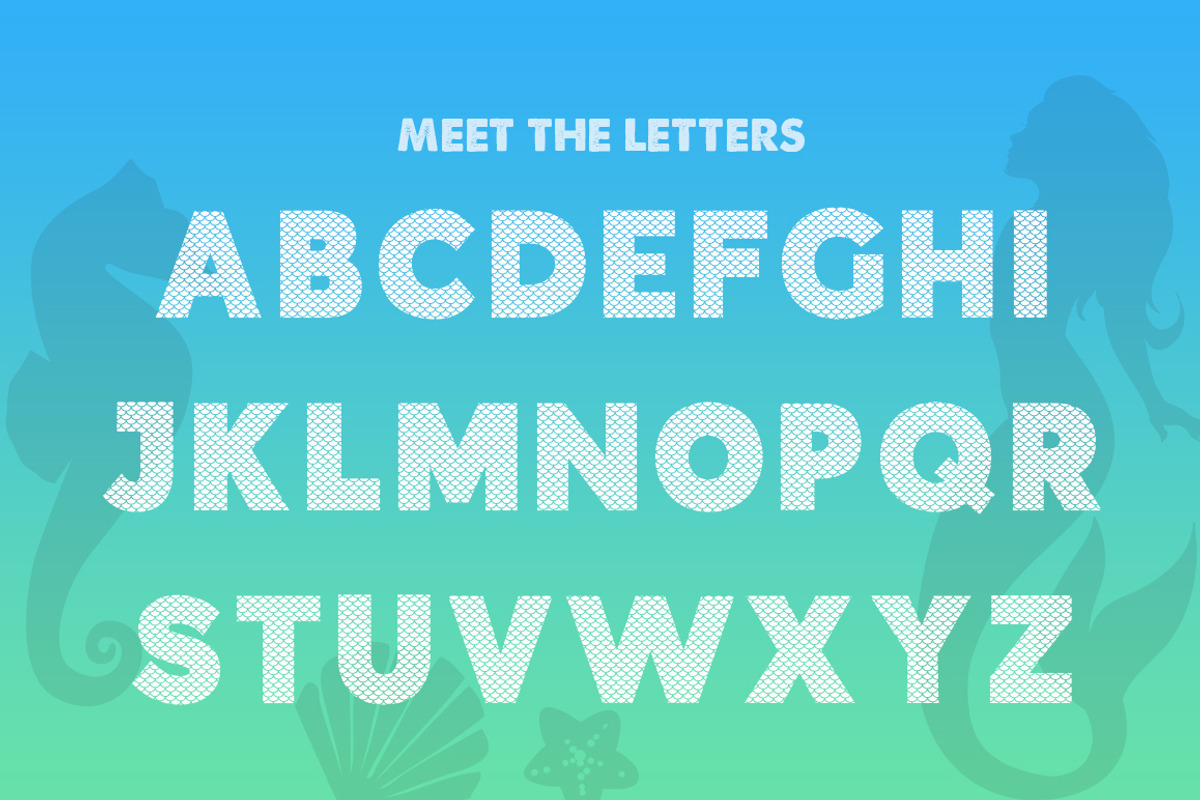 Mermaid Font Duo, a Font by Salt & Pepper Designs